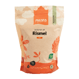 Økologisk Rismel Fint, 750 g fra Manna. Allsidig og helt rent.